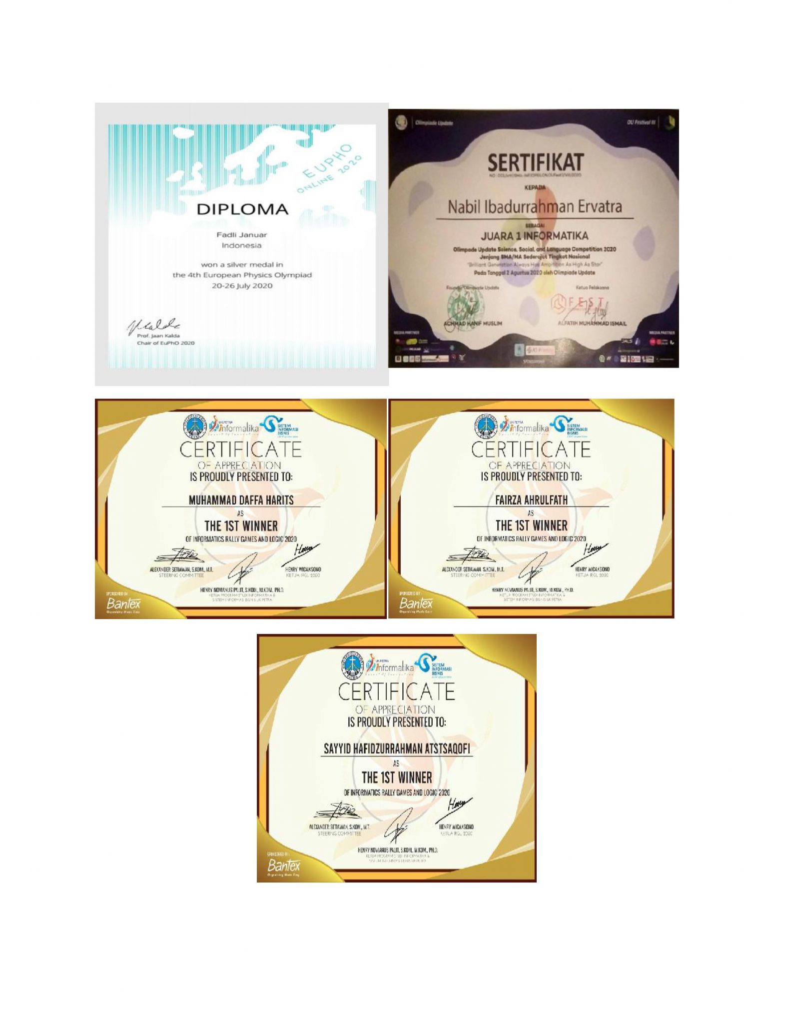 Prestasi Peserta Didik Smanu MHT – SMANU M.H THAMRIN JAKARTA