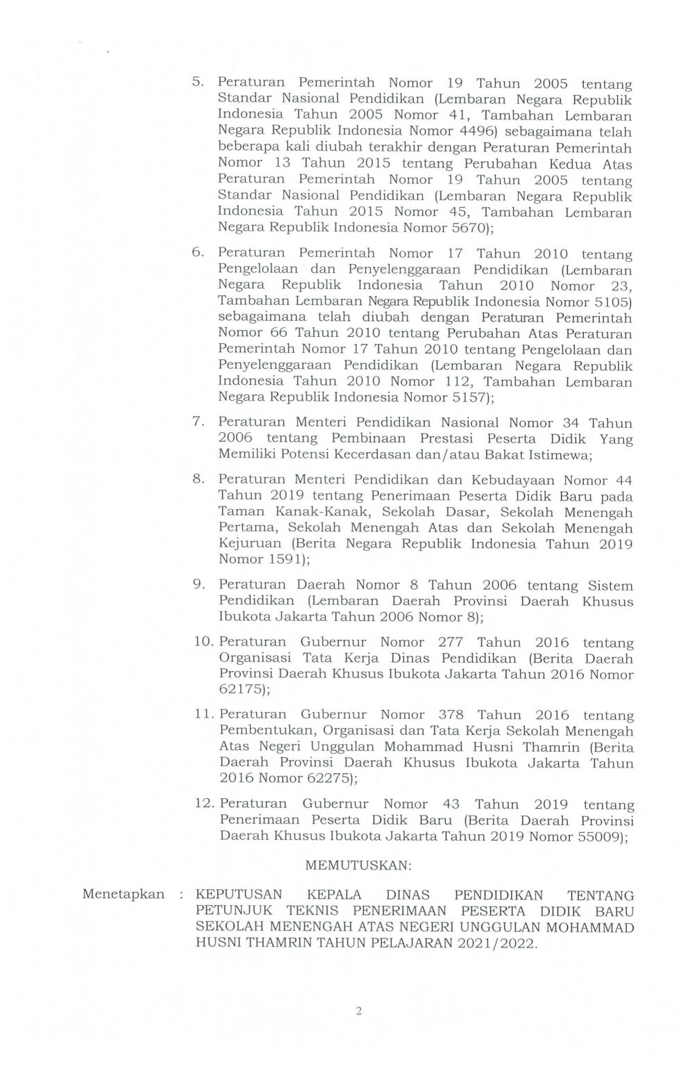 JUKNIS PPDB SMANU MH THAMRIN TAHUN PELAJARAN 2021/2022 – SMANU M.H ...