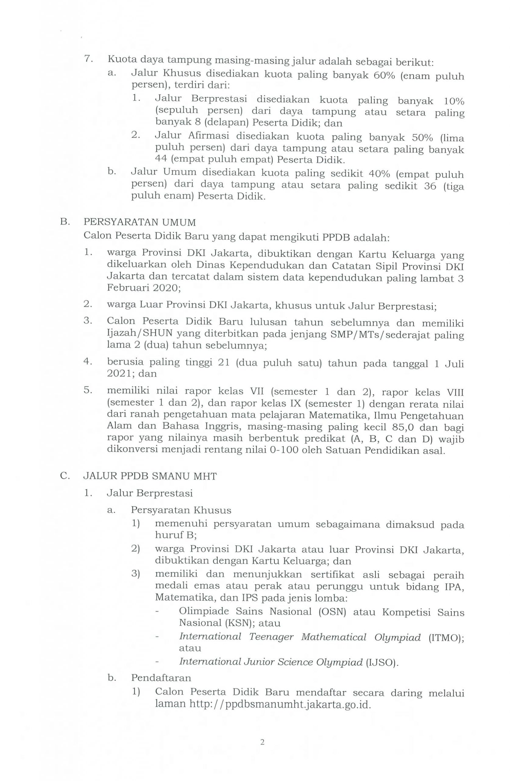 JUKNIS PPDB SMANU MH THAMRIN TAHUN PELAJARAN 2021/2022 – SMANU M.H ...