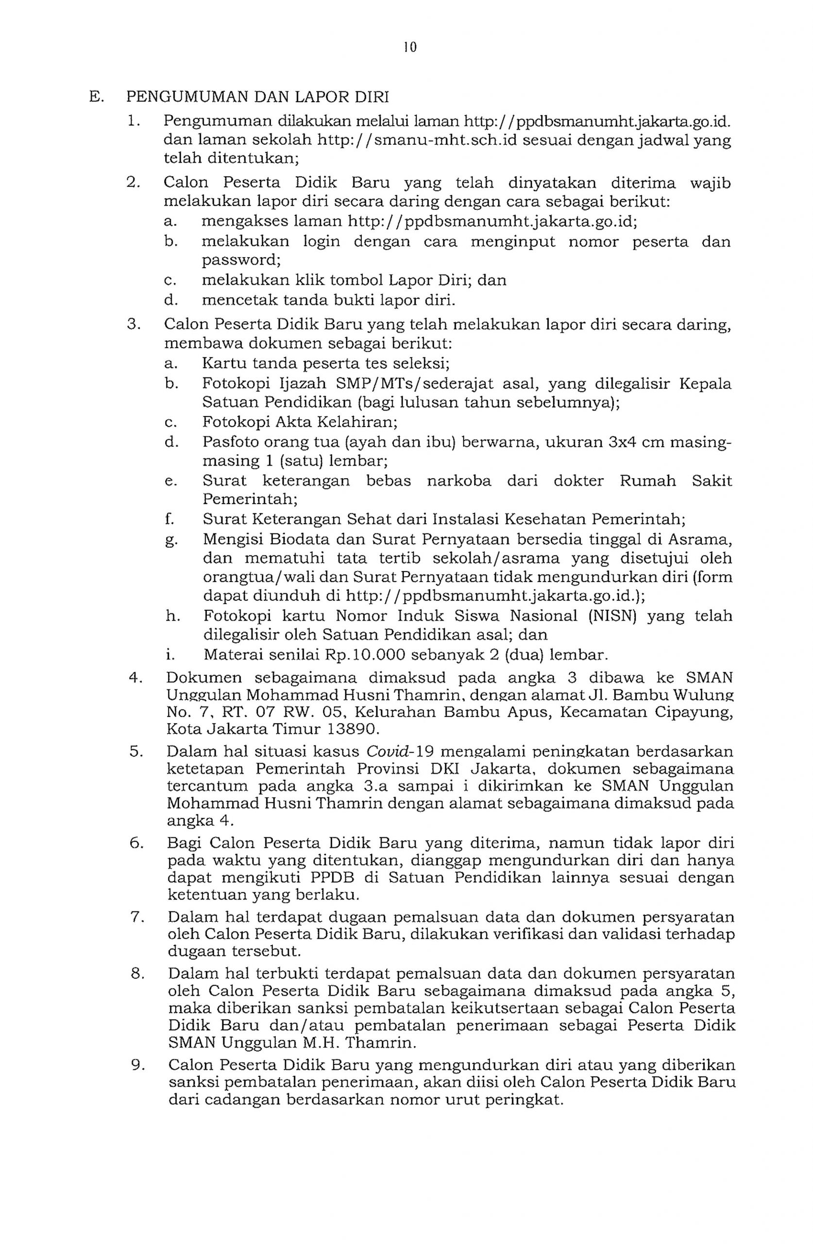 JUKNIS PPDB SMANU MH THAMRIN Tahun Pelajaran 2022/2023 – SMANU M.H ...